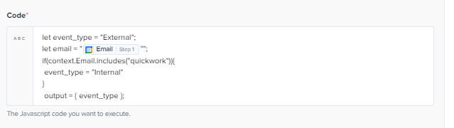 Using Input Values In Javascript With Nodejs App In Quickwork Quickwork Support Center